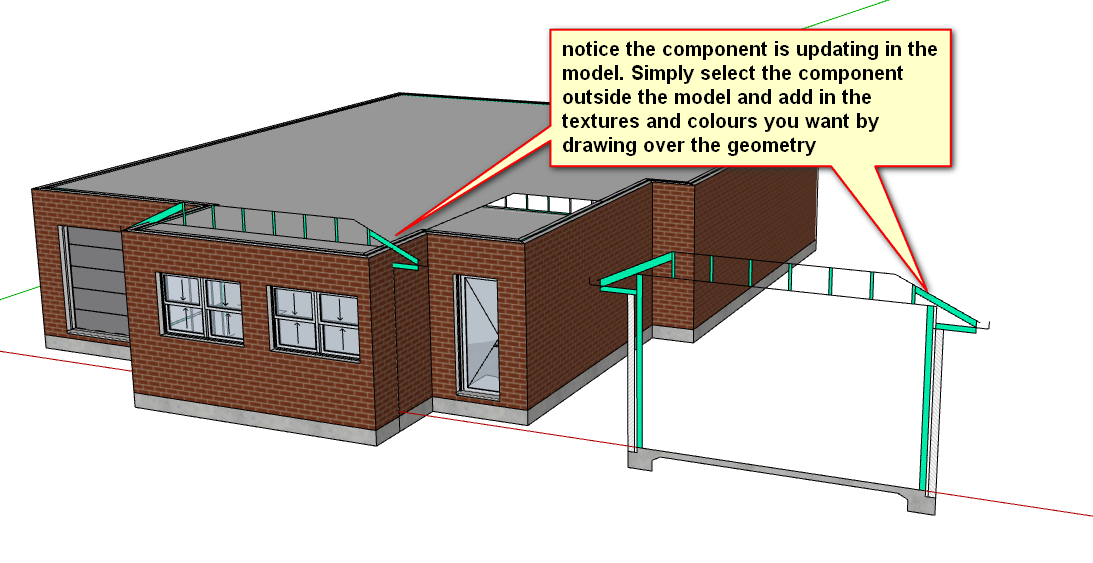 3D Model Section Cut Fills In Sketchup And PlusSpec PlusSpec